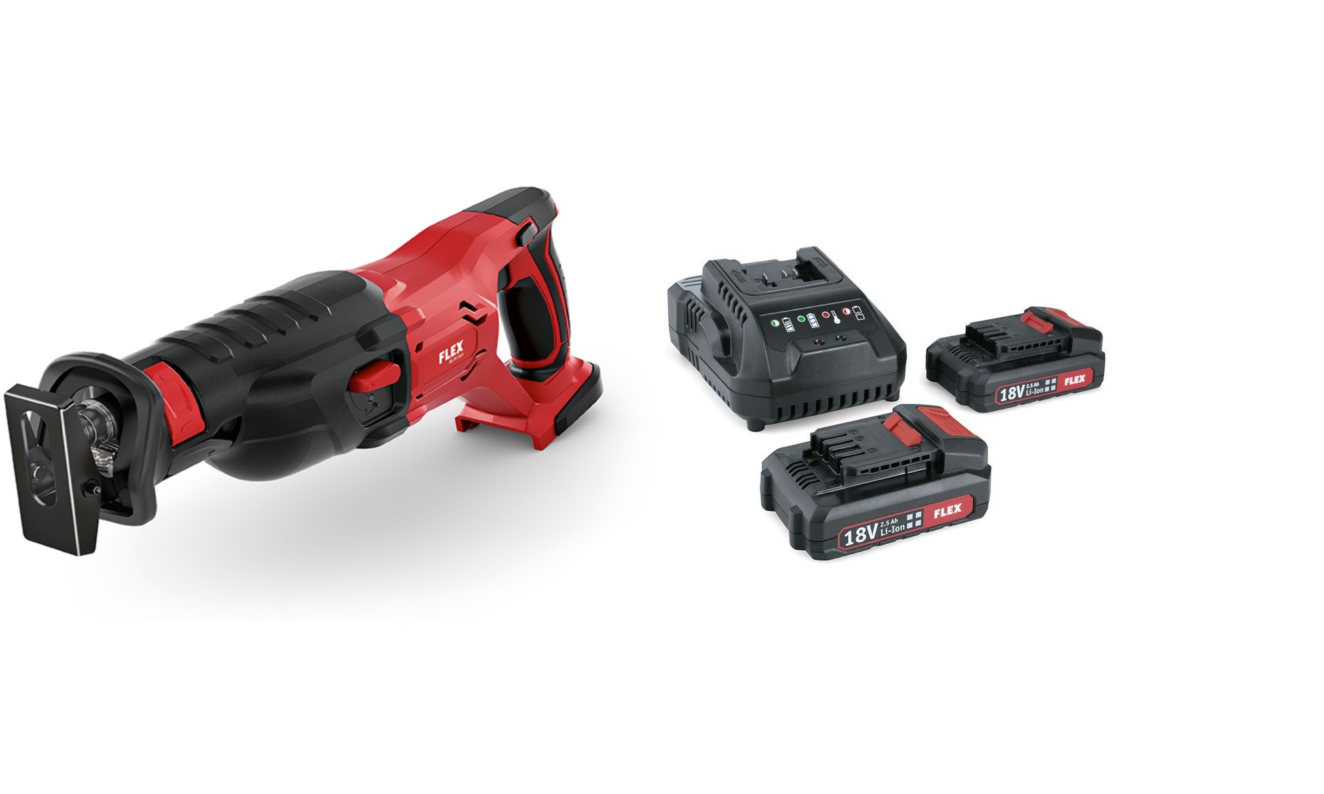 Flex-tools 530428 RS 29 18.0 C Accu scie à guichet avec pendule 18V + P ...