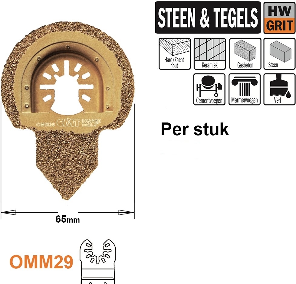 CMT OMM29-x1 Râpe à grains 65 mm 1 pièce