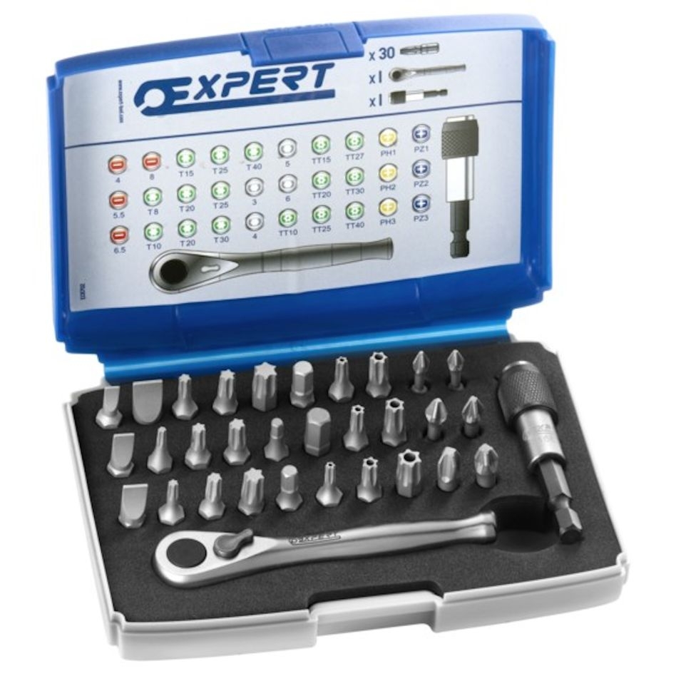 Facom Expert E131702 Coffret avec mèches 1/4", porte-mèches