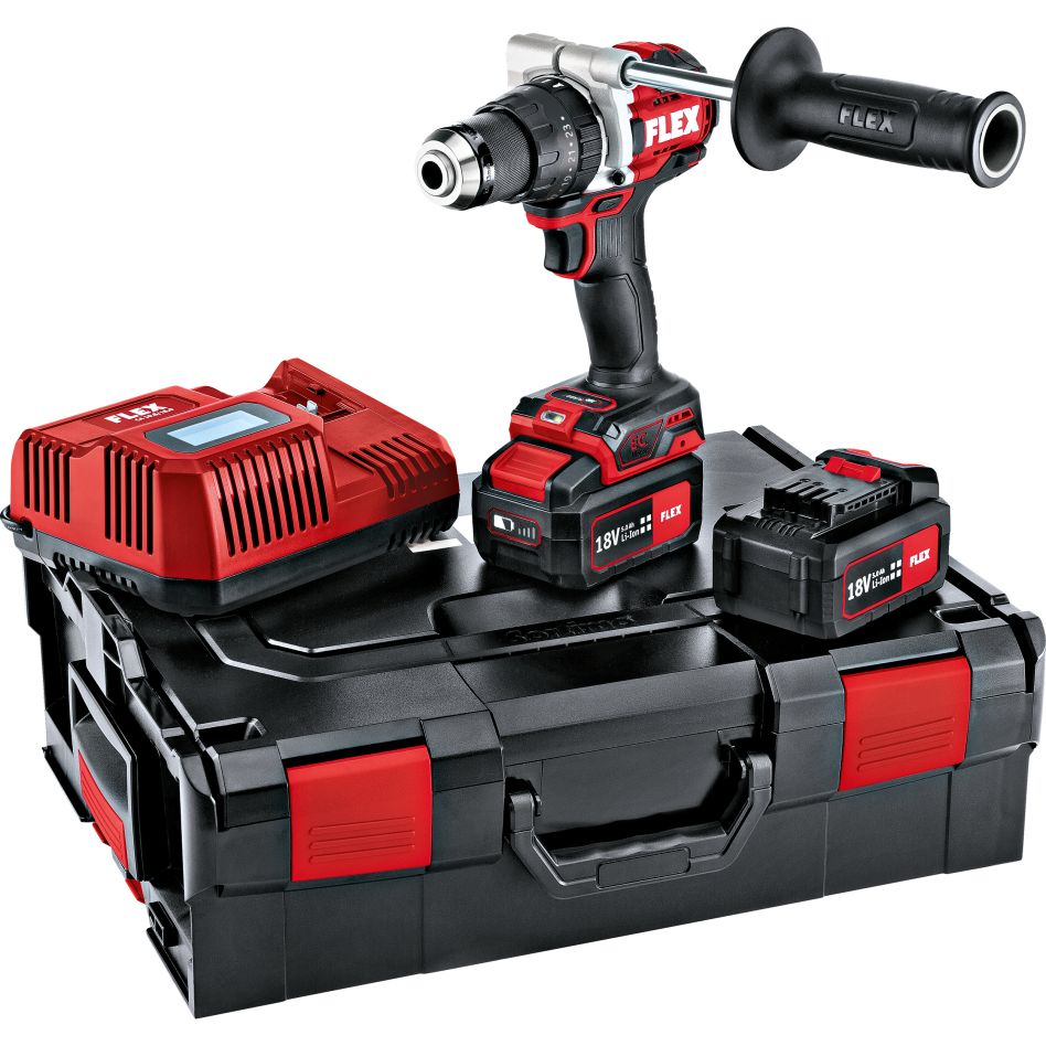 Flex-tools 515701 PD 2G 18.0-EC HD/5.0 Set Perceuse à percussion Accu ...
