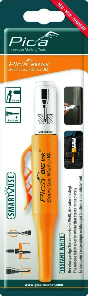 Pica PI17052SB 7052 BIG Ink Marker pen XL blanc blister
