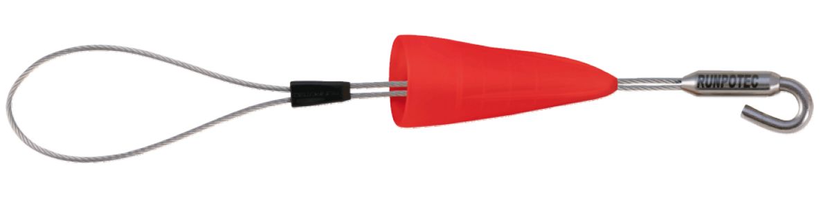 Runpotec 20630 Tire-câble Ø23mm avec capuchon de protection et crochet