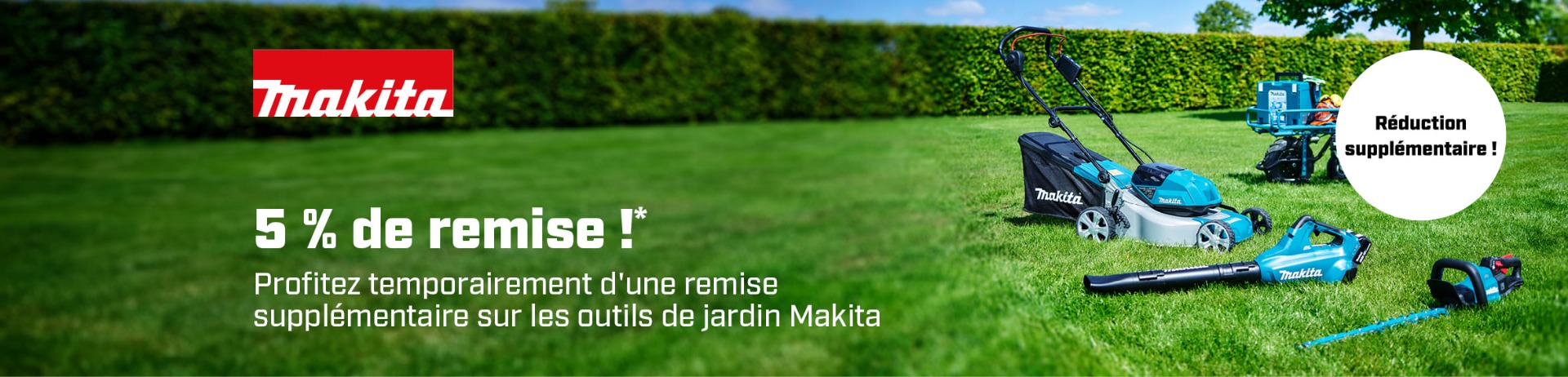 Makita machines de jardinage | 5% de remise